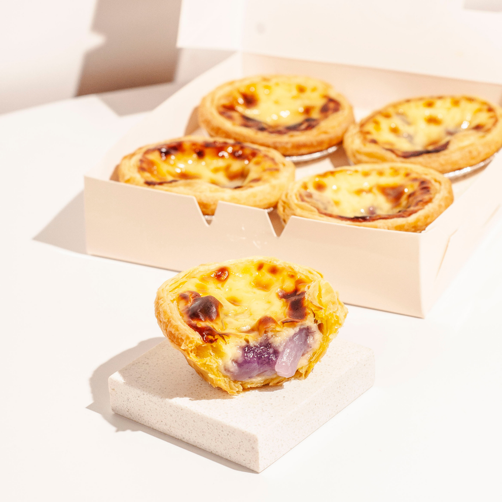 Ube Macapuno Egg Tart – Egg Tarts Manila